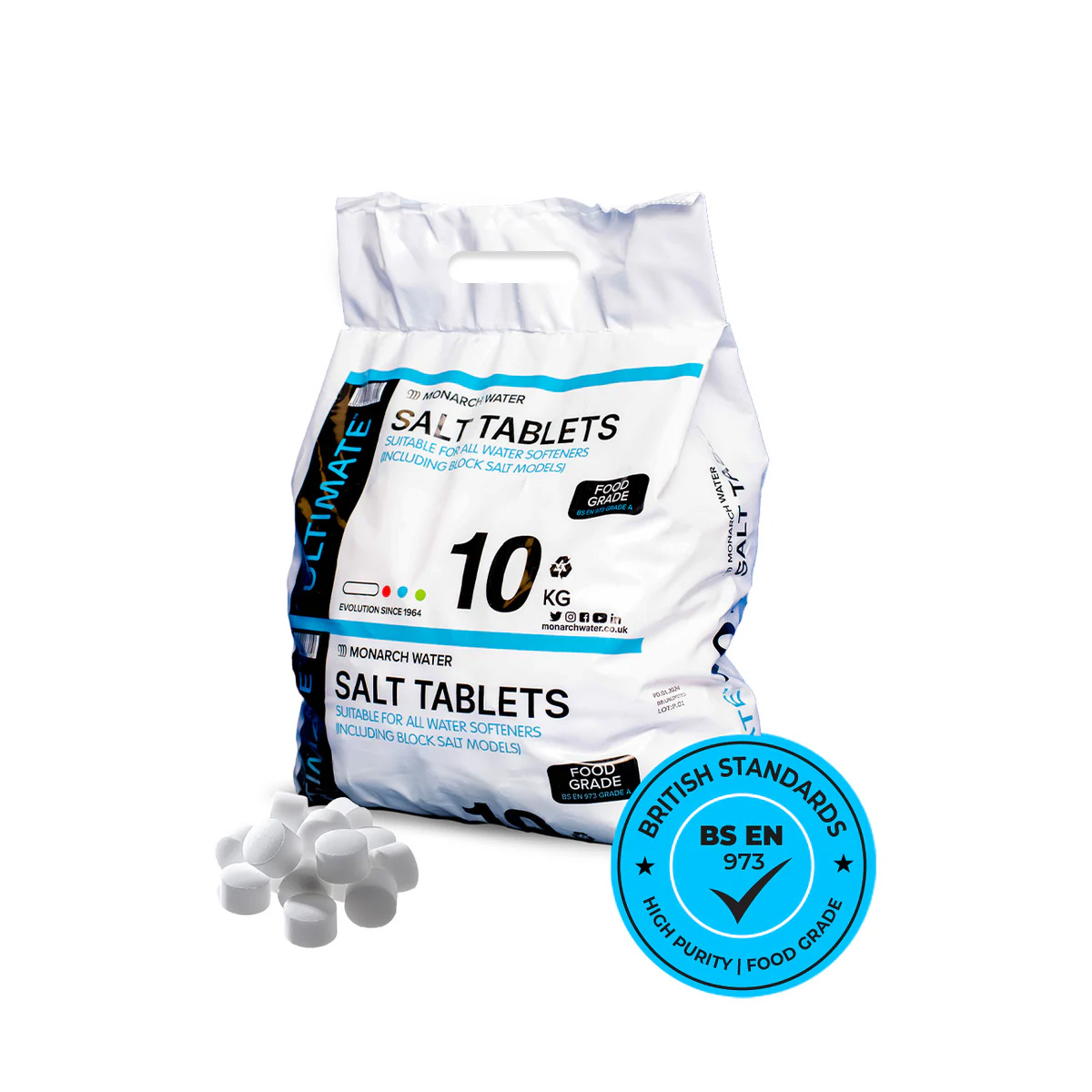 UK01-0101 Monarch Salt Tablets 20 KG ( supplied as 2 x 10 KG bags ...